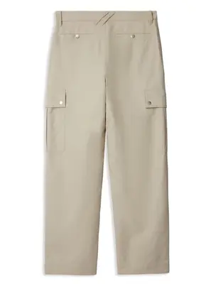 Burberry Cotton-blend Cargo Trousers - Neutrals