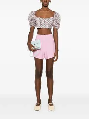 MC2 SAINT BARTH Delia Cropped Blouse