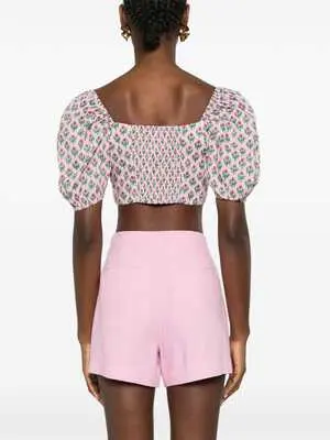 MC2 SAINT BARTH Delia Cropped Blouse