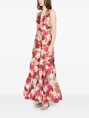 Sachin & Babi Rori Floral-print Maxi Dress - White