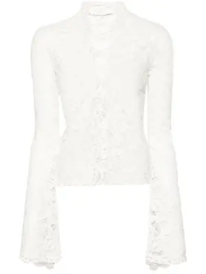 MANURI Sally Lace Blouse - White