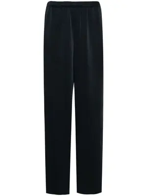 Vince Straight-leg Satin Trousers - Blue