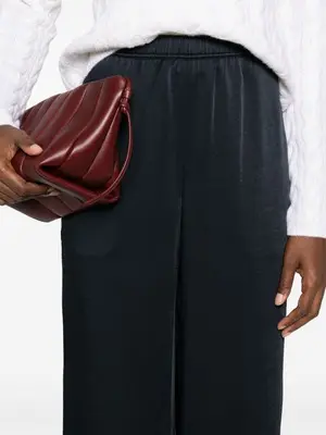 Vince Straight-leg Satin Trousers - Blue
