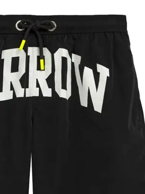 BARROW Logo Print Swim Shorts