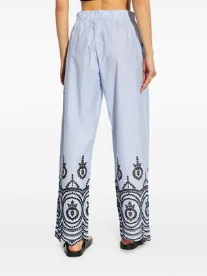 Munthe Embroidered Striped Trousers