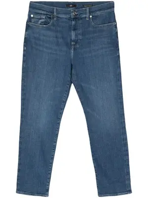 7 For All Mankind Relaxed Skinny Jeans - Blue