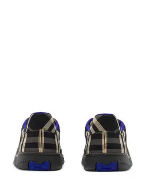 Burberry Checked Lace-up Sneakers