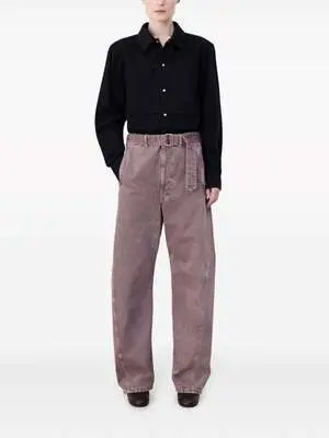 LEMAIRE Belted Straight Jeans
