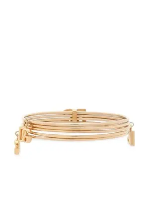 Dolce & Gabbana Logo Charm Bangle
