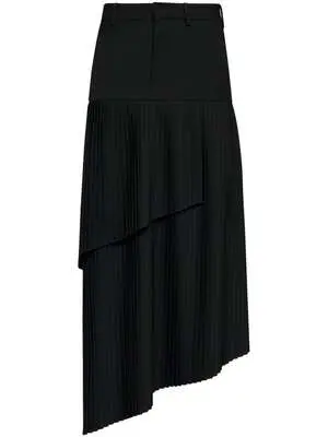 MAISON MARGIELA Asymmetric Gabardine Maxi Skirt