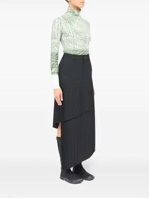 MAISON MARGIELA Asymmetric Gabardine Maxi Skirt