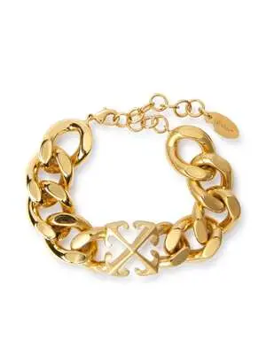 Off-White Arrow Chain Bracelet - Gold