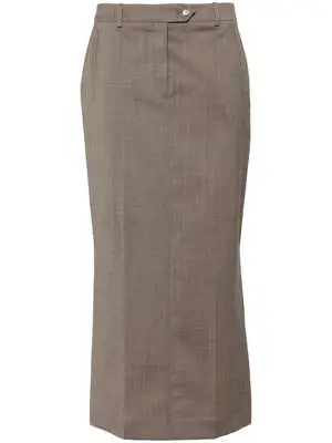 BOSS Tailored Virgin Wool Pencil Skirt