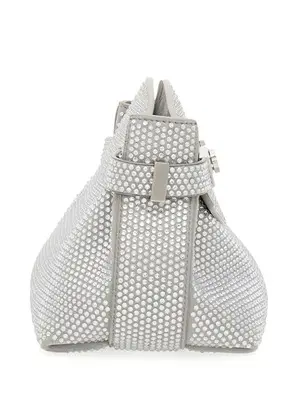 FERRAGAMO Crystal-embellished Clutch - Grey