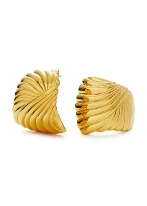 MISSOMA Ripple 18kt -plated Stud Earrings - Gold