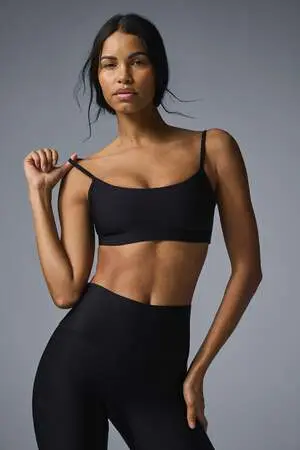 Alo Yoga Airlift Intrigue Bra In Size - Black | Editorialist