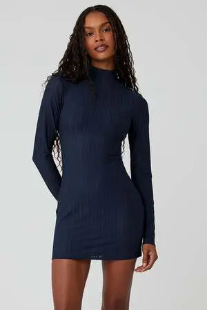 alo black dress white outline Alo Airbrush Streamlined Dress - Black/White - Dresses & Skirts - Free  Shipping