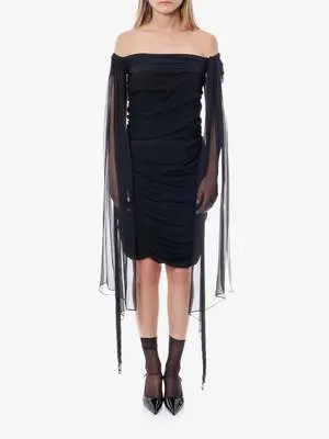 Givenchy Stretch Viscose Draped Dress