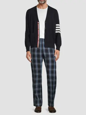Thom Browne Milano 4-bar Cotton Cardigan