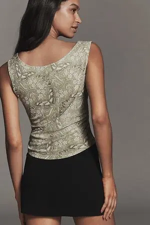 Anthropologie Sloane Cowl-neck Tank Top