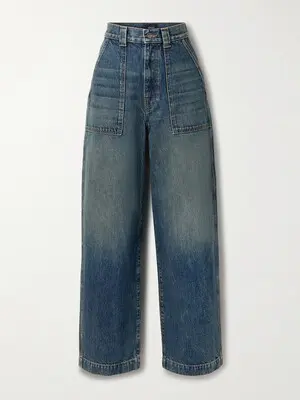 Khaite Hewitt High-rise Straight-leg Jeans