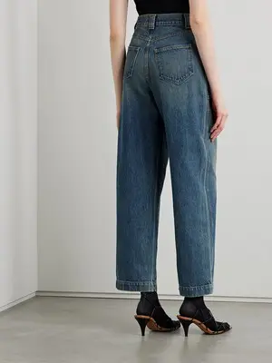 Khaite Hewitt High-rise Straight-leg Jeans