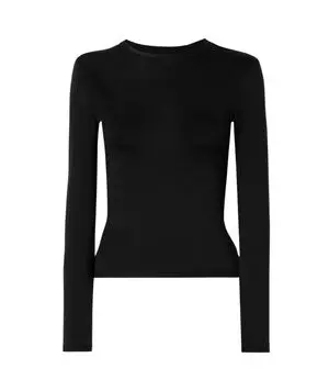 CDLP Lyocell-blend T-shirt - Black