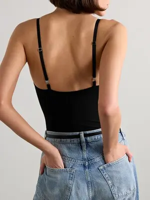 CDLP Stretch-lyocell Bodysuit