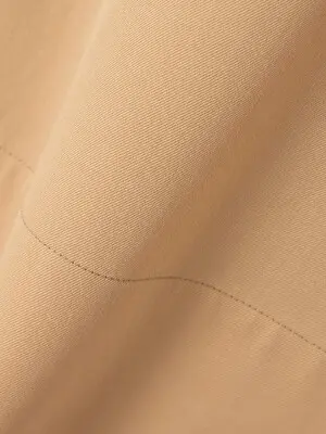 JIL SANDER Paneled Asymmetric Midi Skirt - Brown