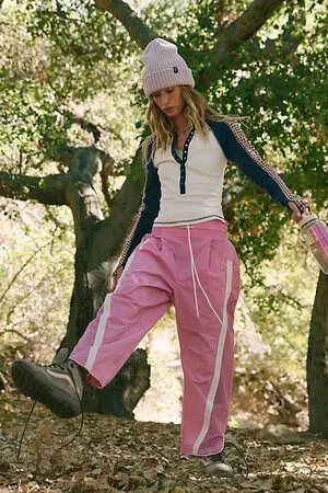 Free People FP Movement Champ Is Here Pants Soft Blush