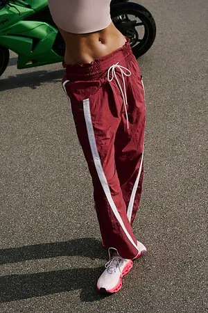 Free People FP Movement Champ Is Here Pants Sour Cherry