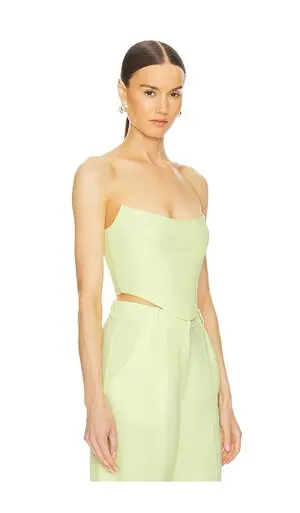 Amanda Uprichard Sabine Crop Top