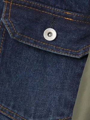 Sacai Denim Mixed-media Jacket