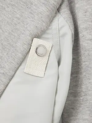 Sacai Sponge Sweat Mixed-media Cotton-blend Hoodie