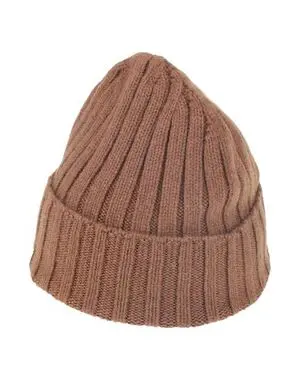 ARAGONA Cashmere Knit Hat - Beige