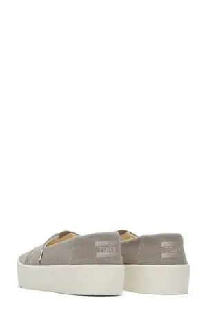 Toms Verona Platform Slip-on Sneakers - Grey