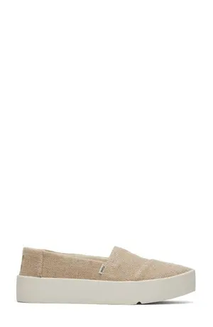 Toms Verona Platform Slip-on Sneakers - Natural