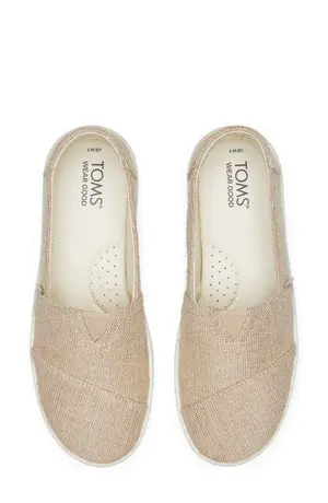 Toms Verona Platform Slip-on Sneakers - Natural