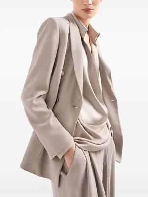 Giorgio Armani Double-breasted Blazer - Neutrals