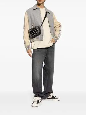 Amiri Contrasting-sleeve Bomber Jacket