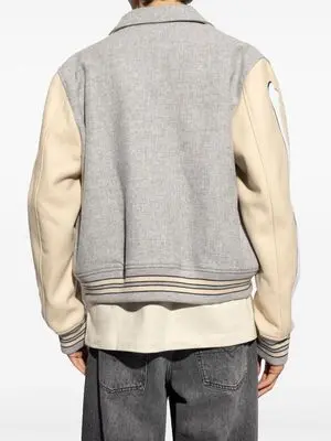 Amiri Contrasting-sleeve Bomber Jacket