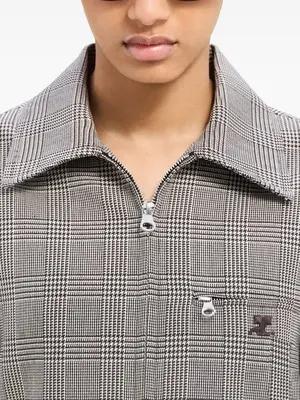 COURREGES Prince Of Wales Jacket - Black