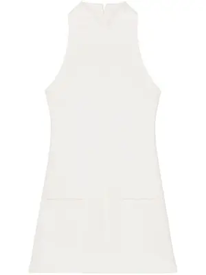 COURREGES Sleeveless A-line Dress - White