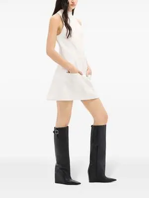 COURREGES Sleeveless A-line Dress - White