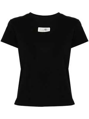 MAISON MARGIELA Numeric Cotton Jersey T-shirt - Black