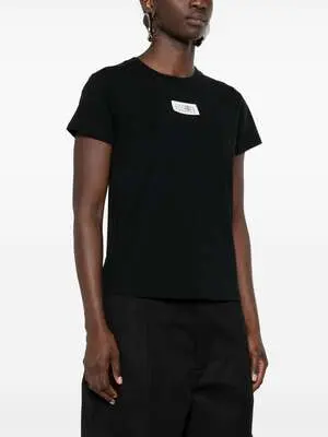 MAISON MARGIELA Numeric Cotton Jersey T-shirt - Black