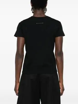 MAISON MARGIELA Numeric Cotton Jersey T-shirt - Black