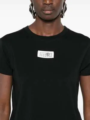 MAISON MARGIELA Numeric Cotton Jersey T-shirt - Black
