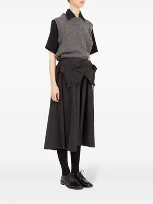 MAISON MARGIELA Flared Midi Skirt