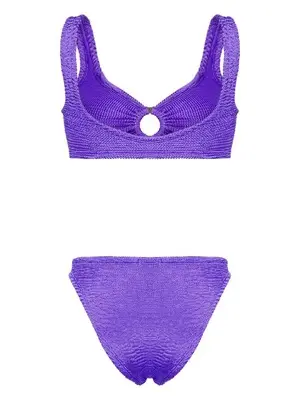 PARAMIDONNA Irina Seersucker Bikini - Purple